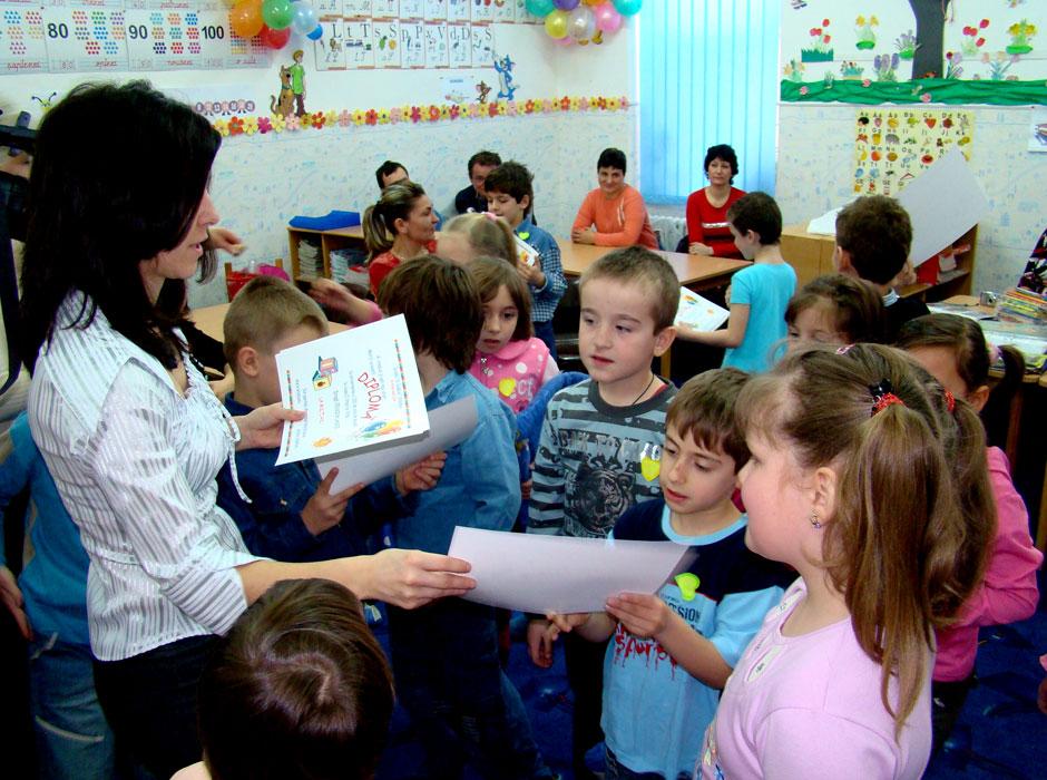 Clasa I (step by step) a sărbătorit 100 de zile de școală | Ovidan